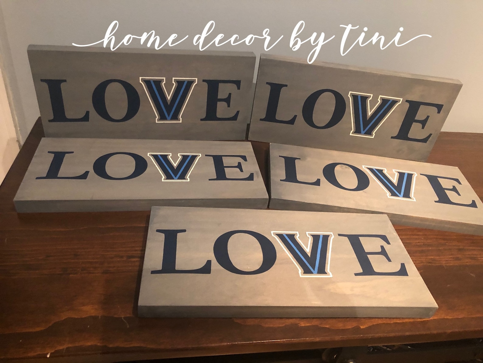 Love Villanova Hand Painted Plaque Home Decor Gift Sign for - Etsy