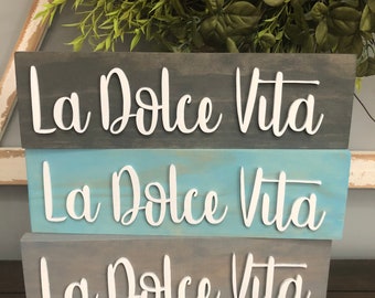 Italian Wall Signs - Etsy