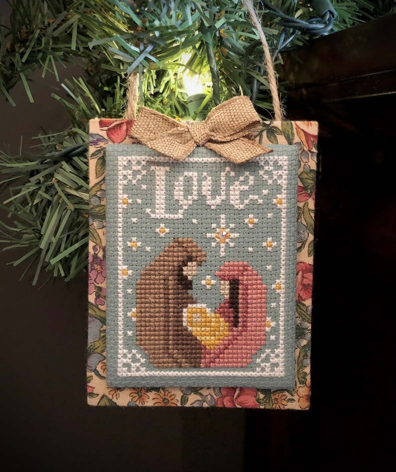 Love Has Come Nativity Cross Stitch Pattern - Etsy