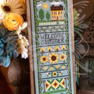 Summer Band Sampler Cross Stitch Pattern - Etsy