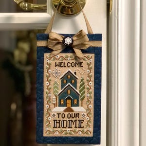 A Front Door Welcome: Winter - Cross Stitch Pattern - Etsy