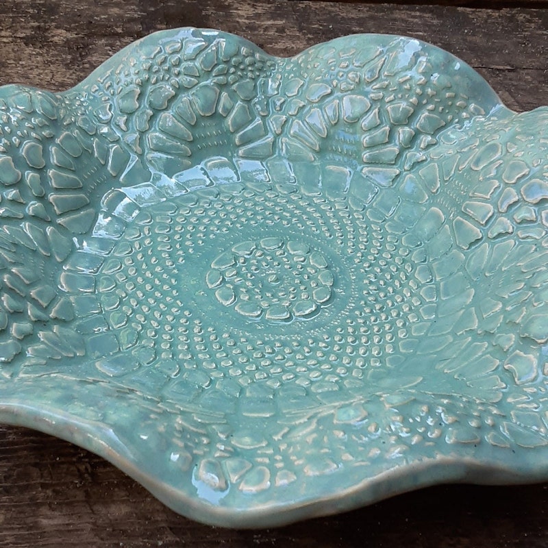 Lace Pottery - Etsy