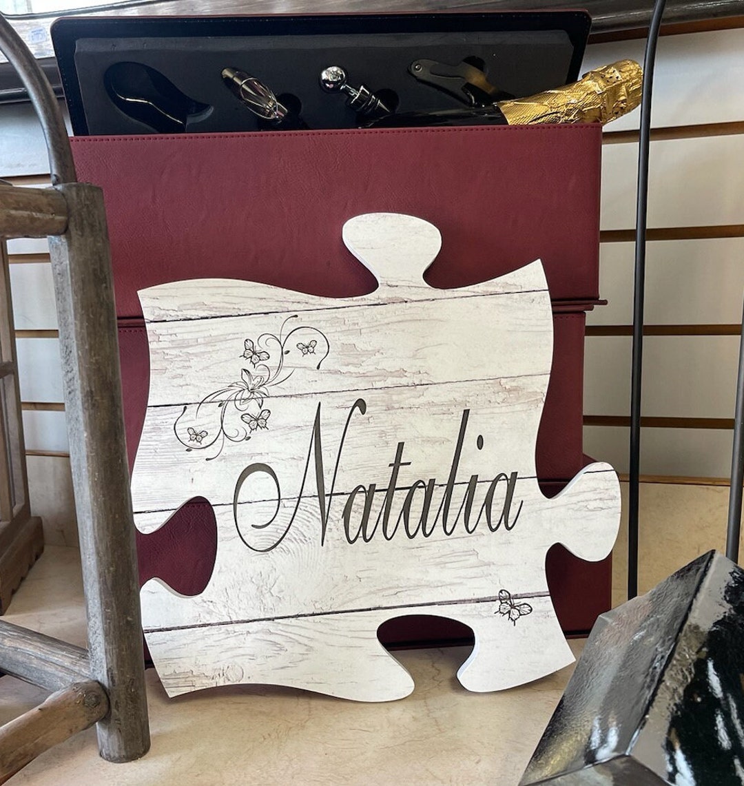 Custom Personalized Puzzle Piece - Housewarming Gift - Friendship ...