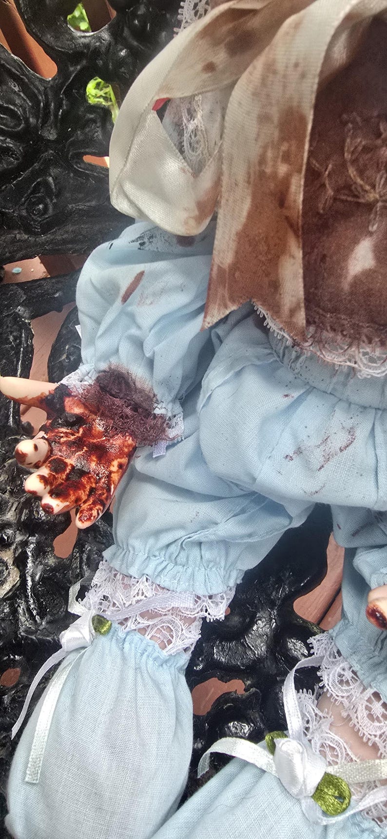 Creepy Doll Horror Halloween Spooky Haunted Doll, Scary Porcelain Doll ...