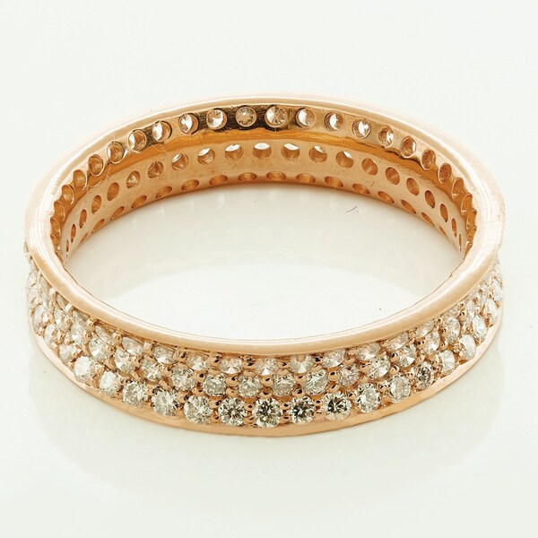 Concave Diamond Band - Etsy