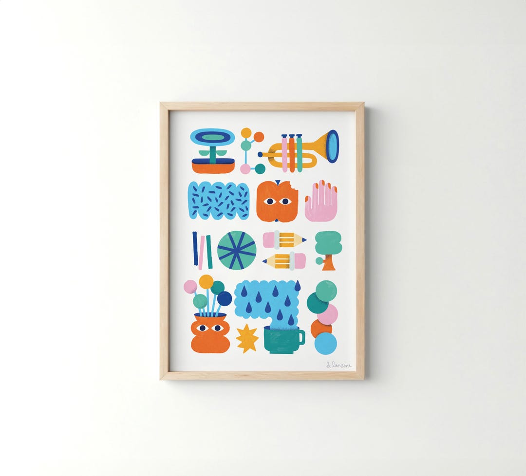 Wall Poster - Spring, Vida Loca, Colors, Poster, Print, Decoration - Etsy