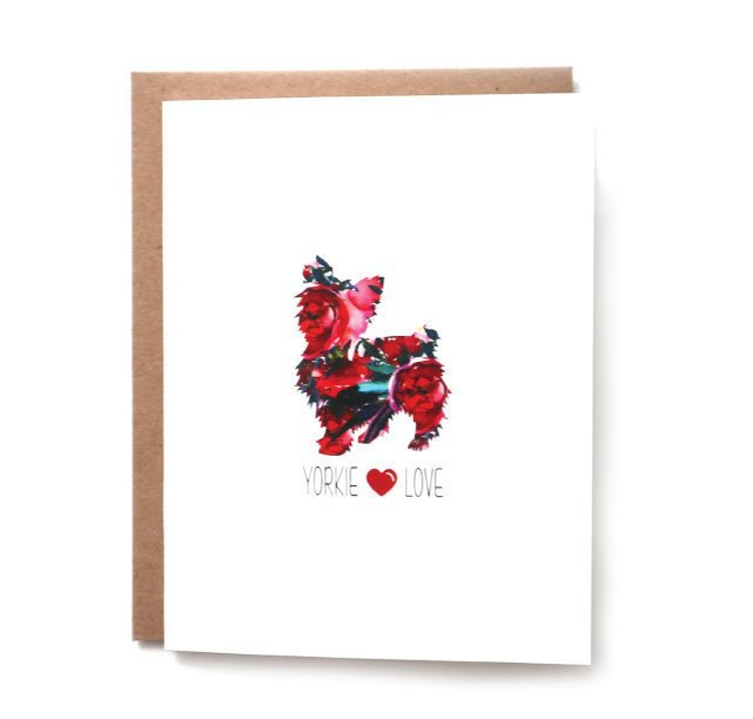 Yorkie Cards, Yorkie, Yorkshire Terrier, Dog Cards, Greeting Cards ...