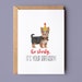 Dog Cards, Yorkie Card, Yorkie Birthday Card, Yorkshire Terrier ...