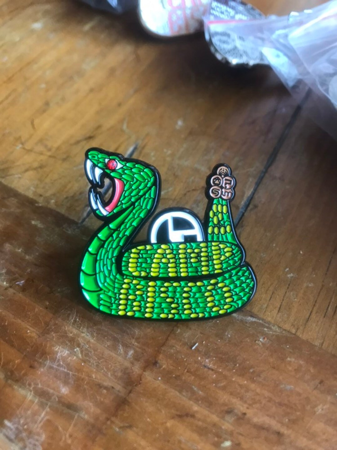 Camp Bisco 2019 Green Snake Pin - Etsy