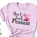 Don't Touch Me Peasant T Shirt Sassy Shirt Funny Slogan - Etsy