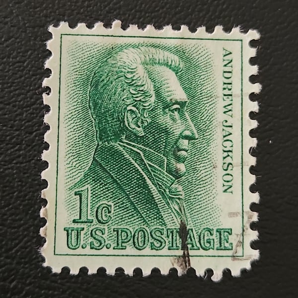 Andrew Jackson Stamp - Etsy