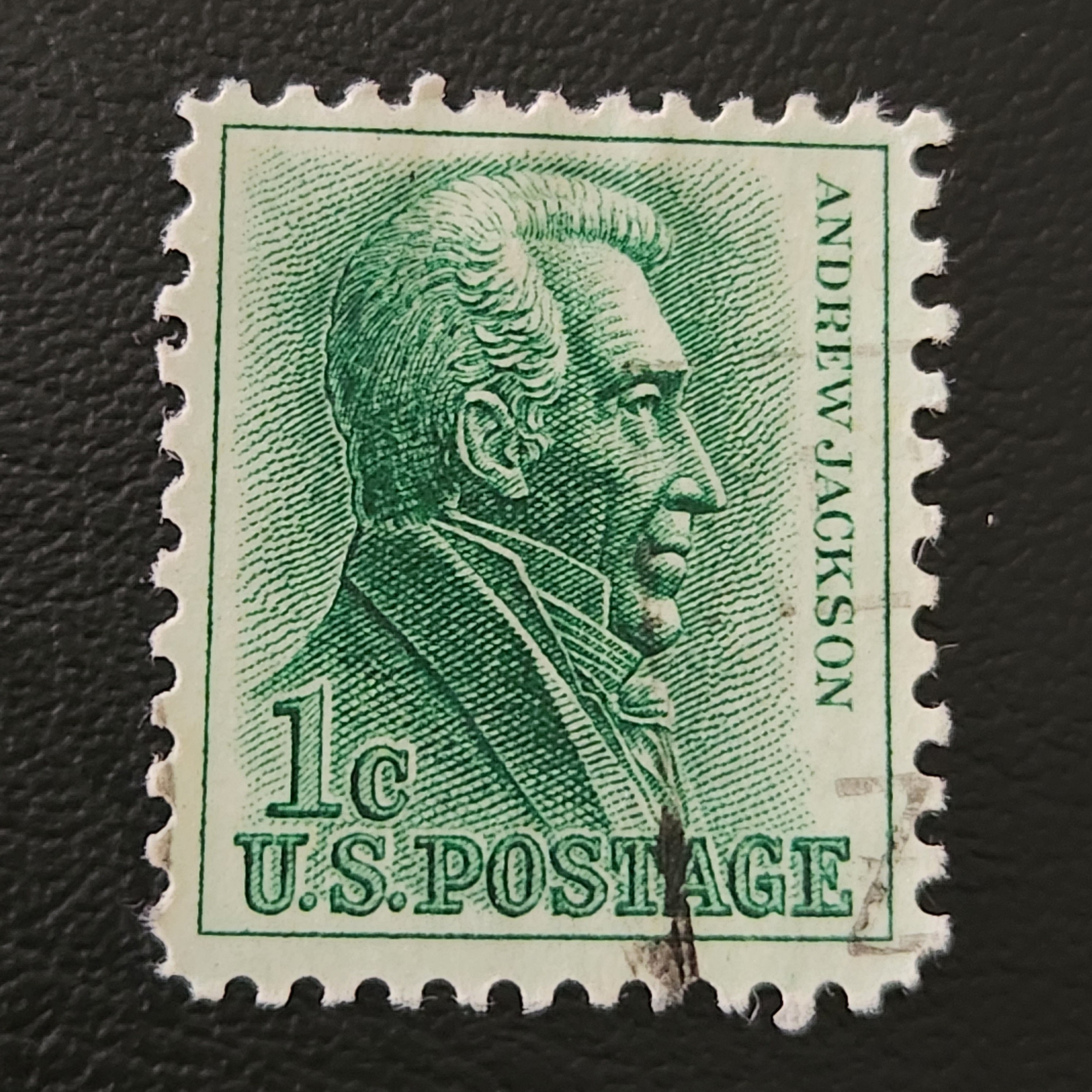 Rare Green 1 Cent Andrew Jackson Stamp SALE Etsy