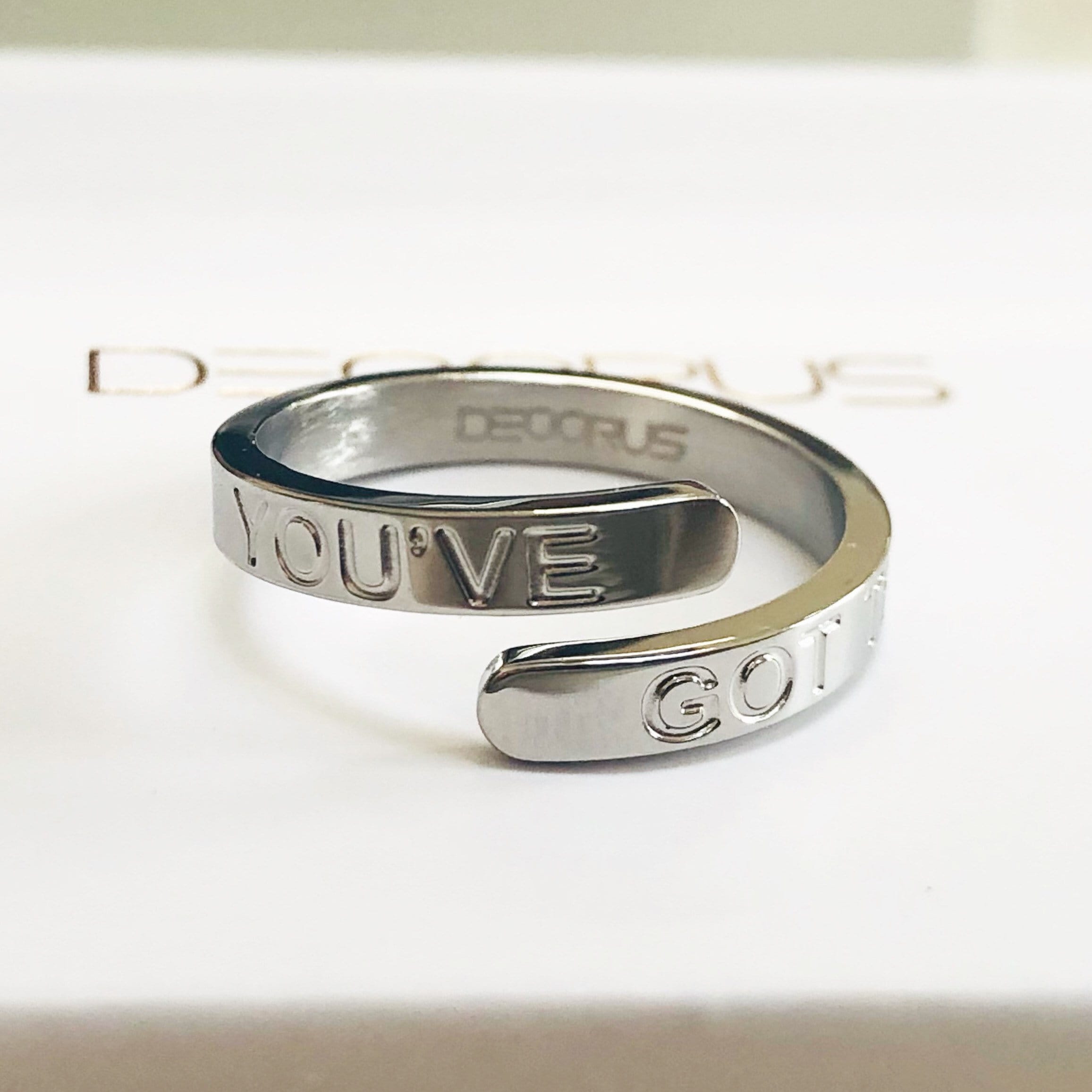 You've Got This Stainless Steel Wrap Around Thumb Ring - Etsy
