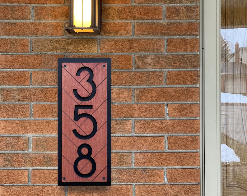 Large House Numbers | Address Sign - Clear Visibility From Street ...