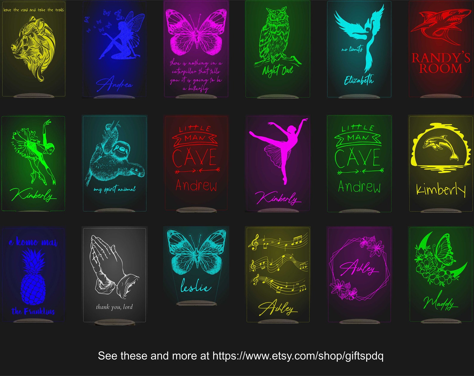 Praying Hands LED Light. Personalized LED Lamp. LED Sign. | Etsy