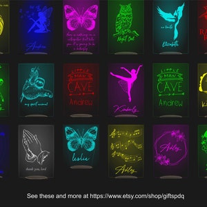 Praying Hands LED Light. Personalized LED Lamp. LED Sign. | Etsy