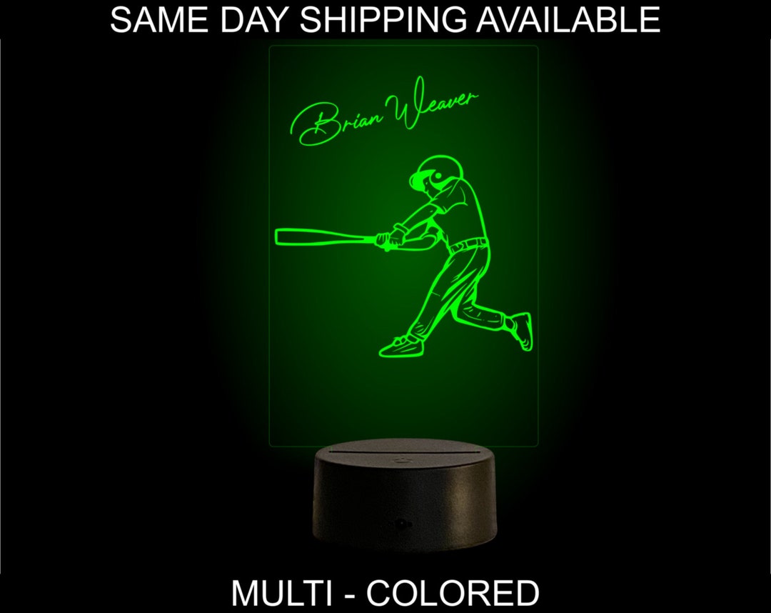 Baseball LED Night Light for Kids and Teens. Award or Trophy ...