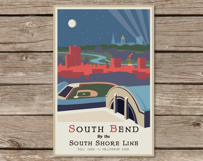 12x18 South Bend South Shore Line Poster - Etsy