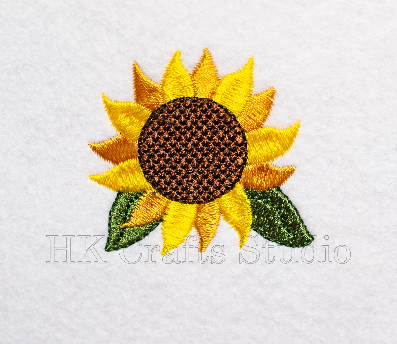 Mini Sunflower Machine Embroidery Design Flower Machine | Etsy