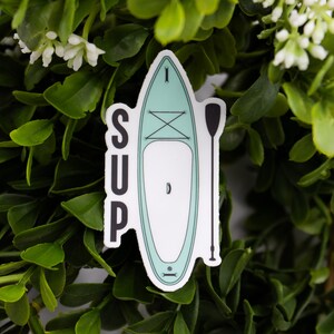 SUP Paddle Board Sticker | Waterproof and Dishwasher Safe Sticker for ...