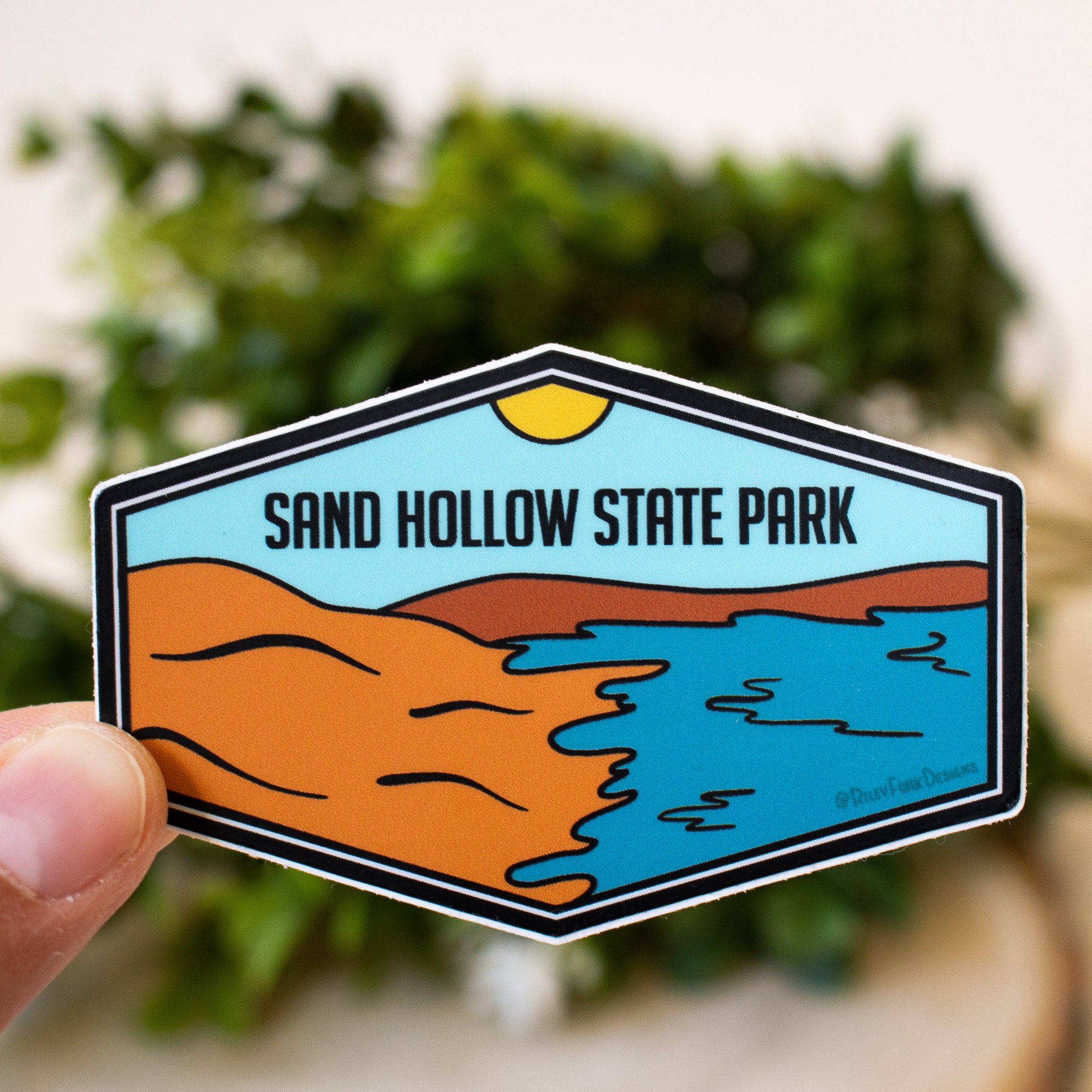 Sand Hollow State Park Sticker Waterproof Dishwasher-safe - Etsy