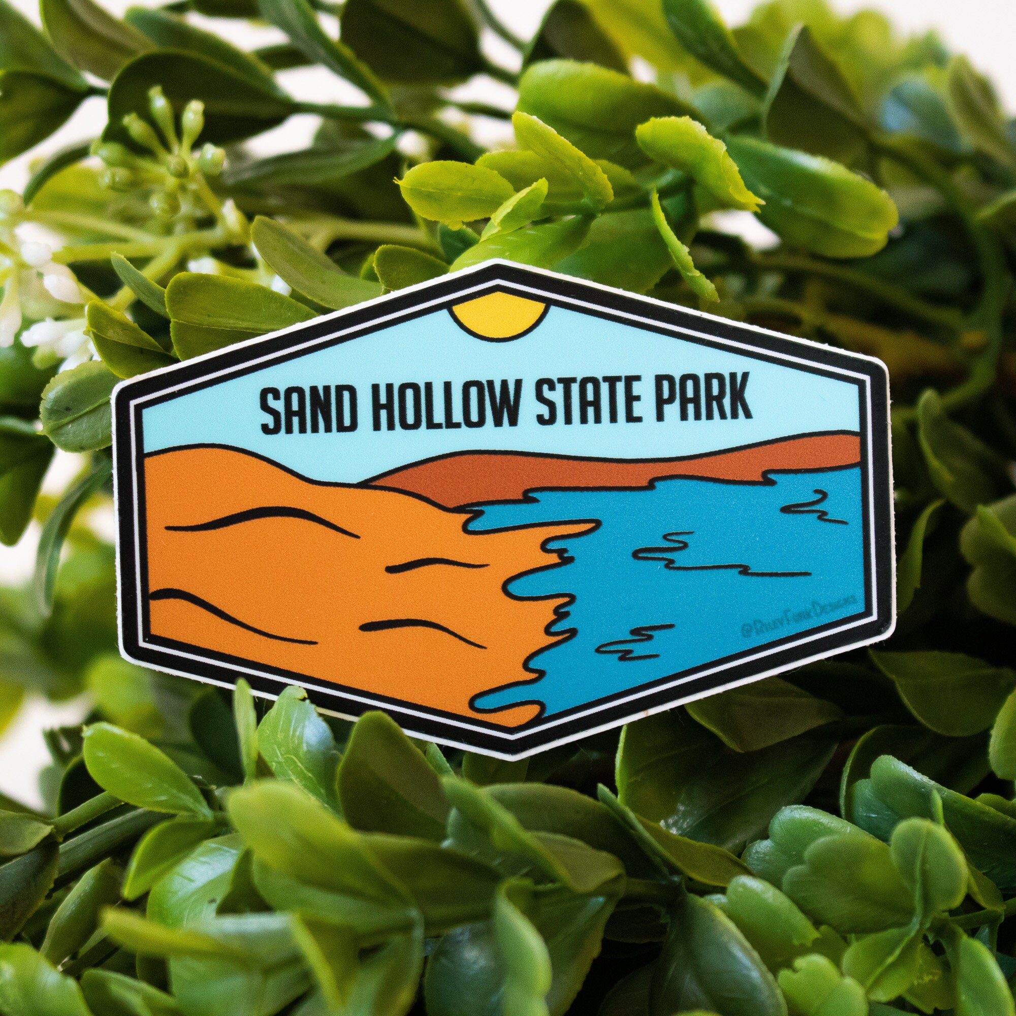 Sand Hollow State Park Sticker Waterproof Dishwasher-safe - Etsy