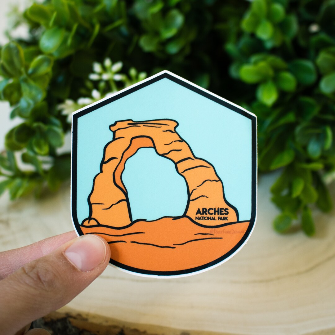 Delicate Arch Sticker | Arches National Park Sticker - Etsy