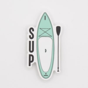 SUP Paddle Board Sticker | Waterproof and Dishwasher Safe Sticker for ...