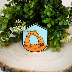 Delicate Arch Sticker | Arches National Park Sticker - Etsy