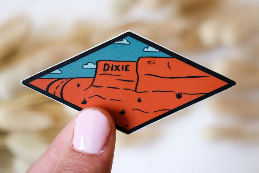 Dixie Rock Sticker | St. George, UT - Etsy