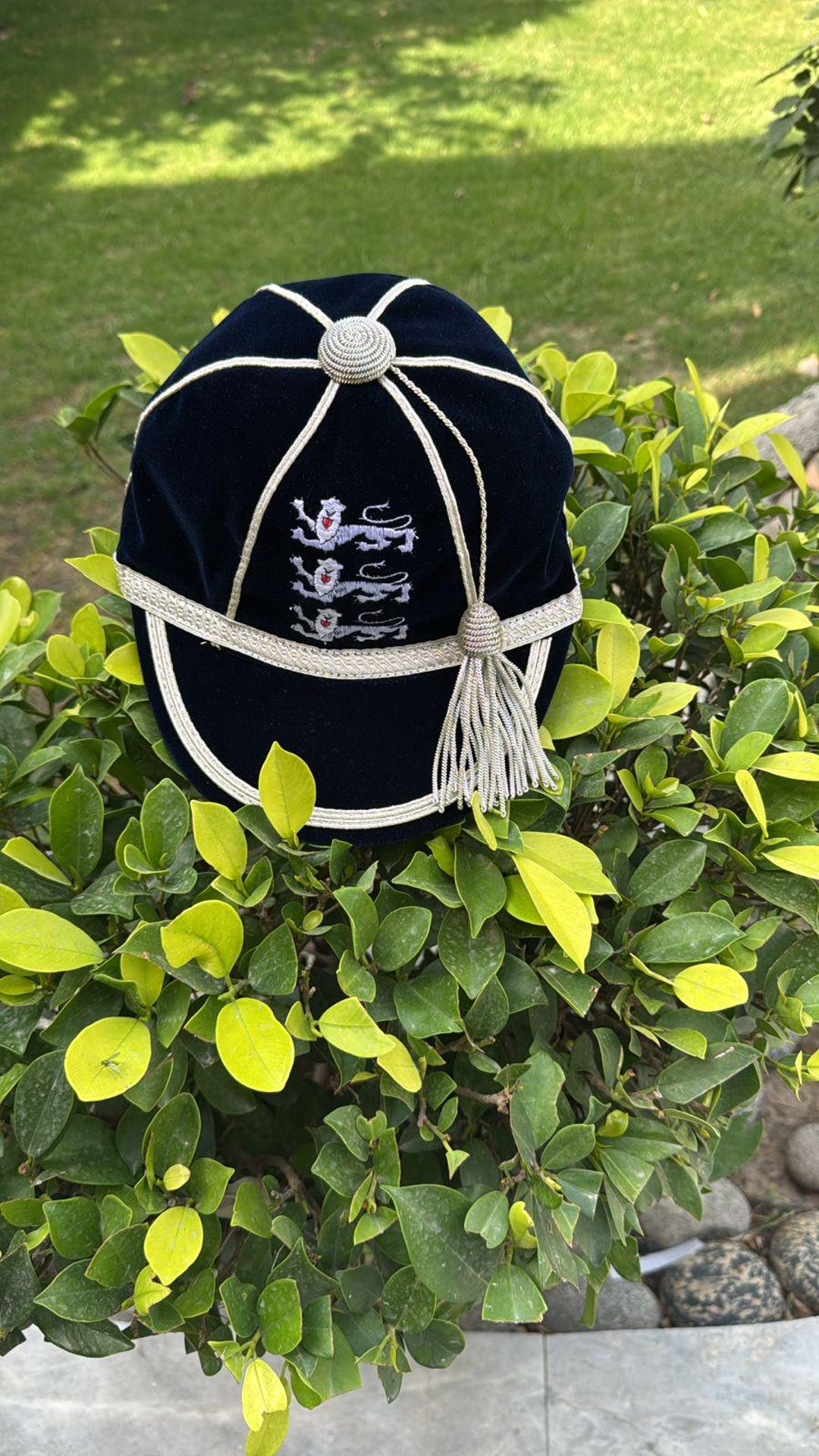 A Brand New England Embroidered Crest Dark Blue & Silver Honours Style ...