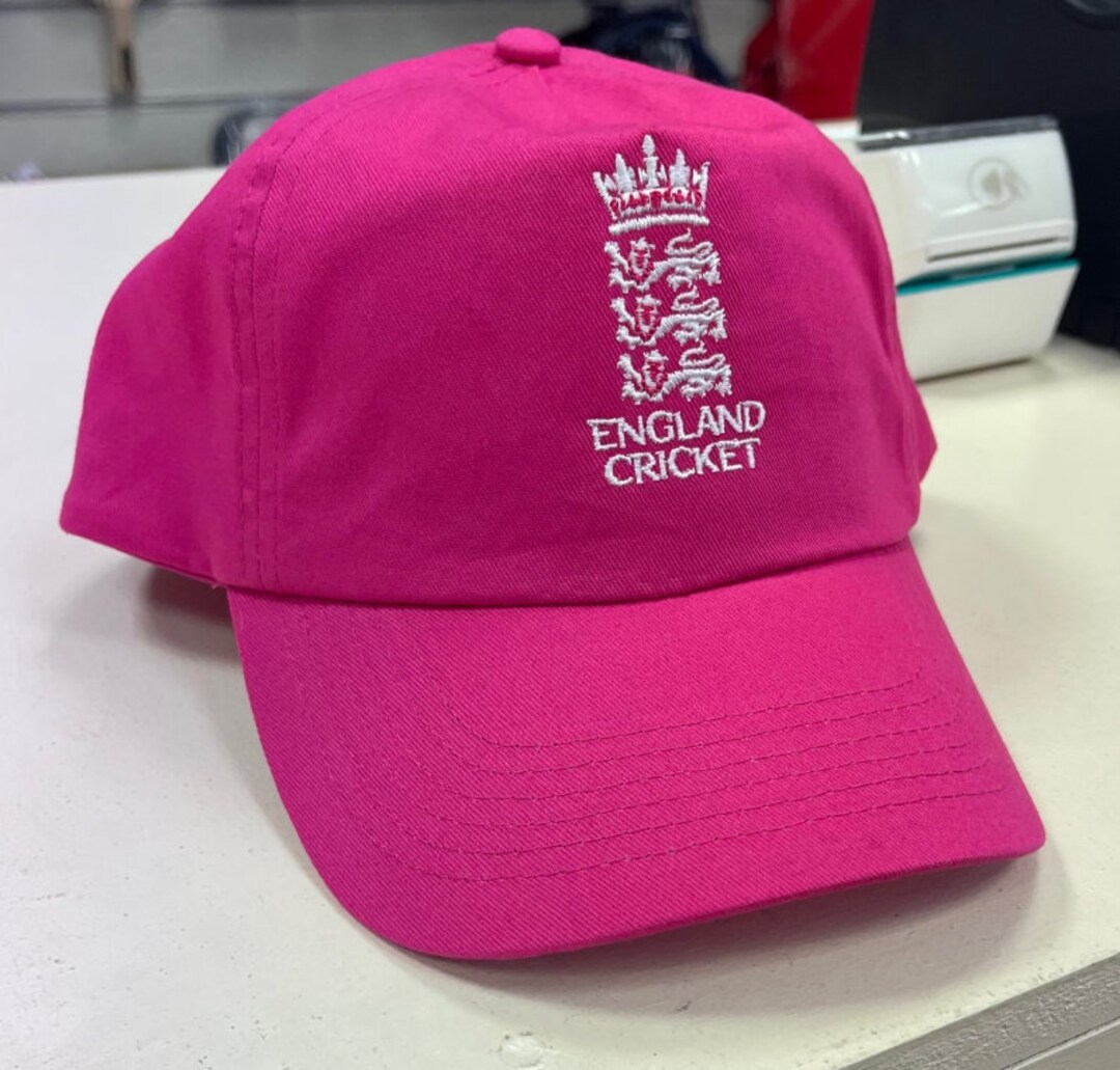 England Cricket Crest Pink Ladies Baseball Style Cricket Cap - Etsy