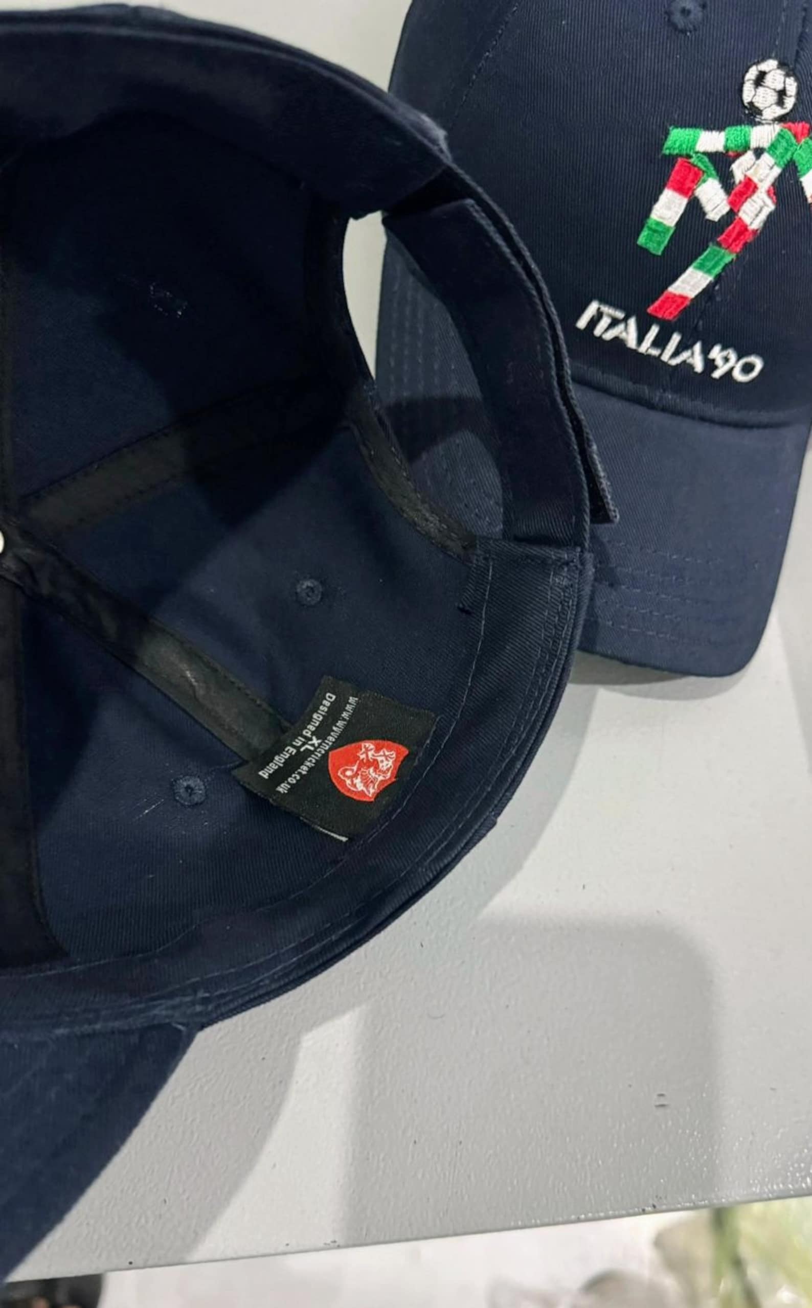 Ciao Italia 90 Logo Navy Blue Baseball Style Cap, Size Adult, Fits up ...