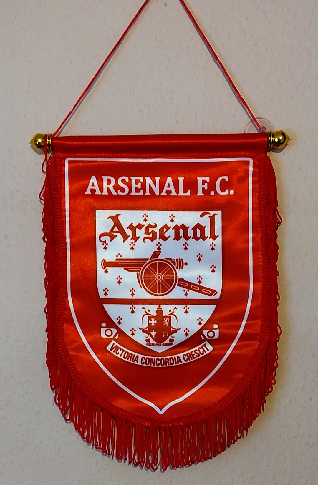 Arsenal F.C. Retro Club Crest Commemorative Pennant, Size 10" X 12.5 ...