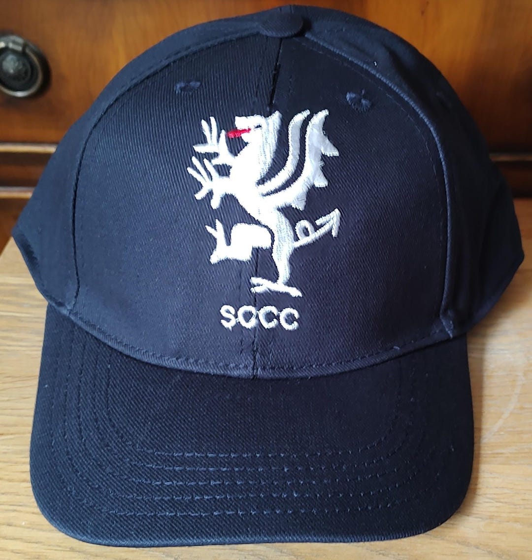 New Somerset CCC Crest Navy Blue Baseball Style Cricket Cap, Size Adult ...