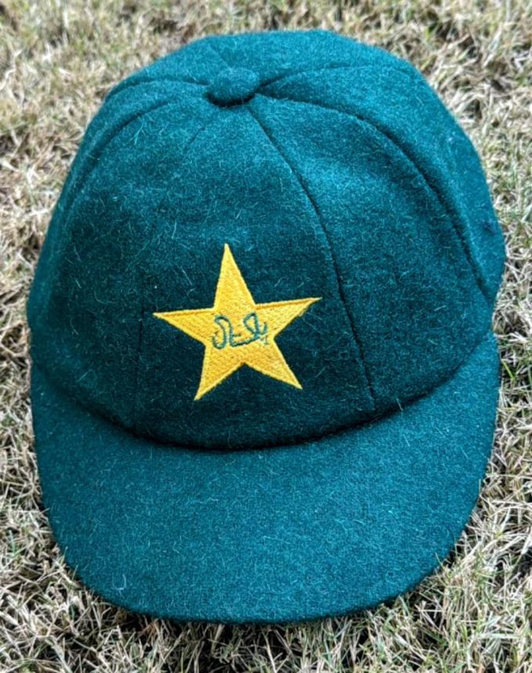 Traditional English Style Pakistan Embroidered Crest Design Green ...