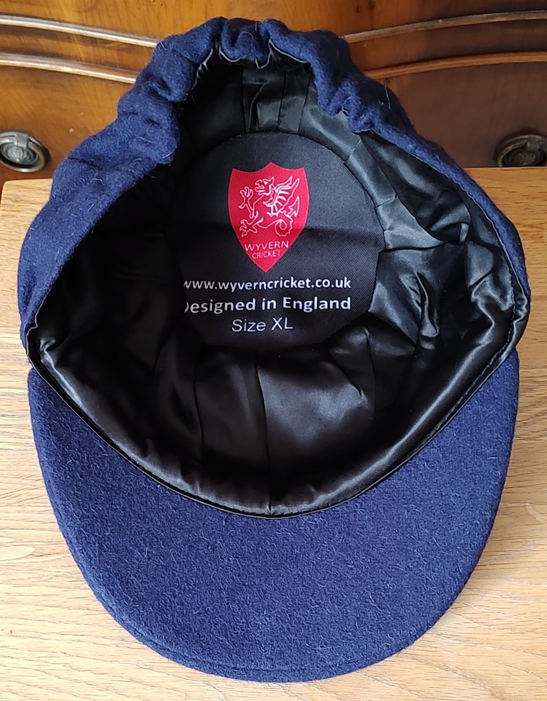 Traditional Style England Three Lions Crest Navy Blue Woollen Cricket ...