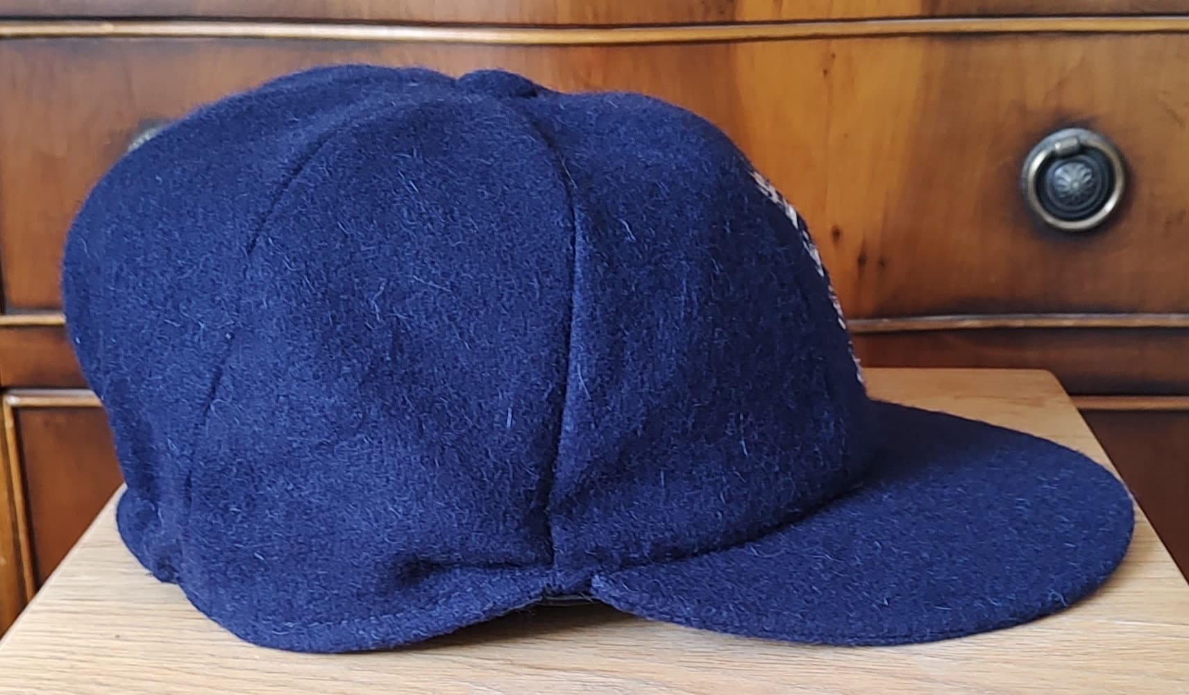 Traditional Style India Crest Navy Blue Test Match Design Woollen ...