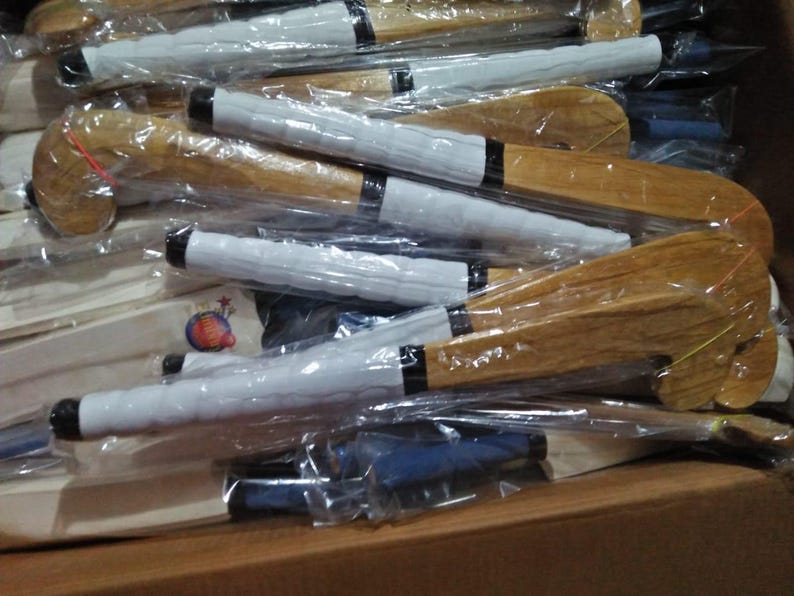 Hand Carved Wooden Mini Hockey Sticks, White Grips, Size 15" - Etsy