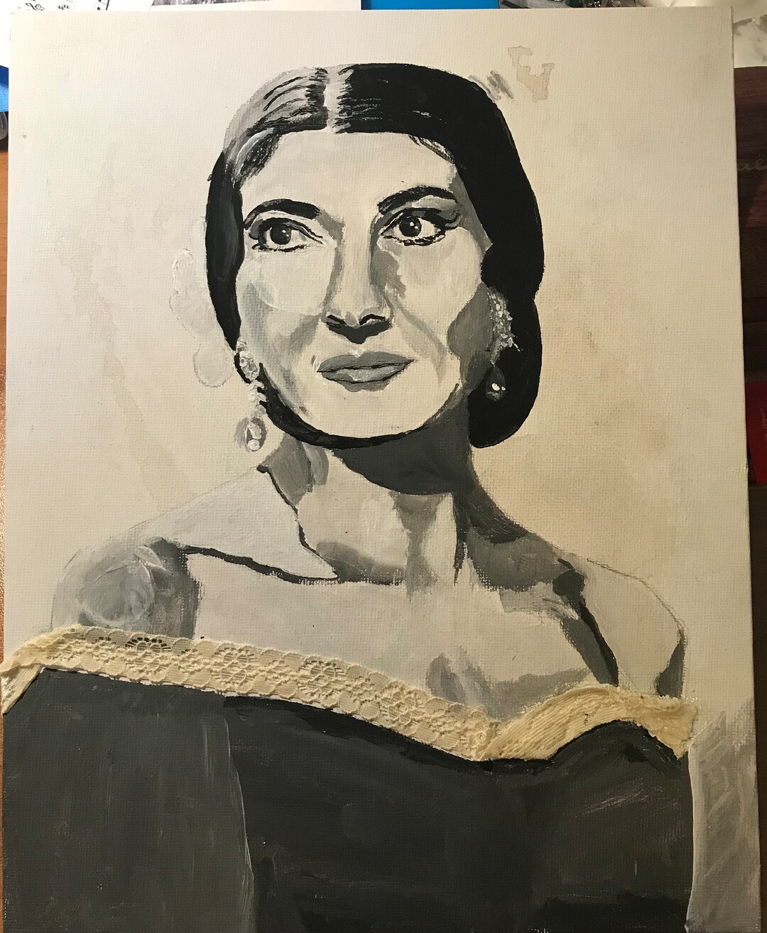Portrait of Maria Callas - Etsy