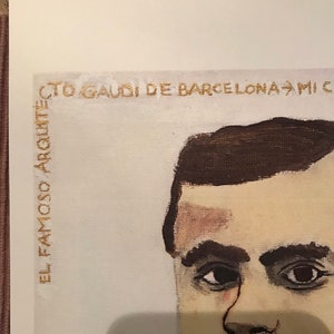 Portrait of Gaudi - Etsy