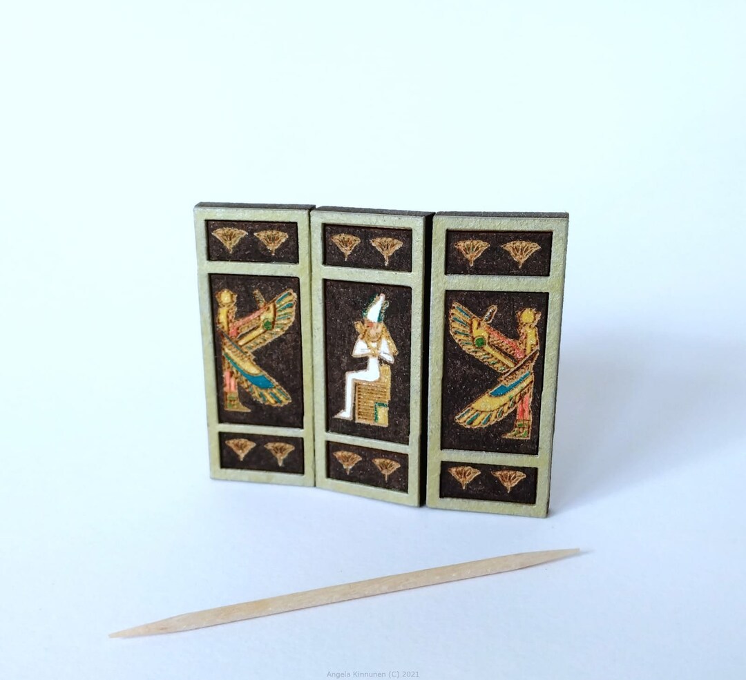 KIT, Egyptian Screen, 1/48th, Quarter Scale, Dollhouse Miniature - Etsy