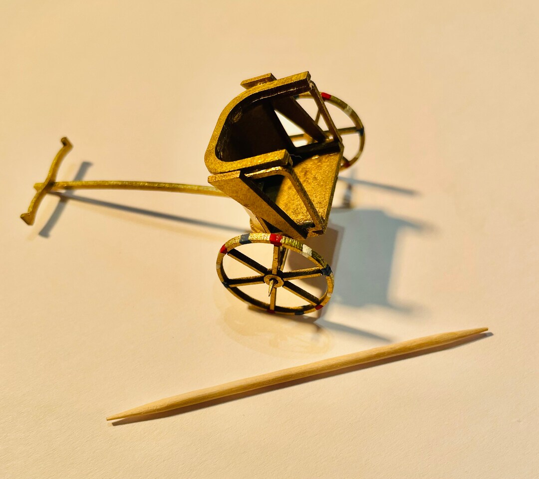 KIT, Egyptian Chariot, 1/48th, Quarter Scale, Dollhouse Miniature ...