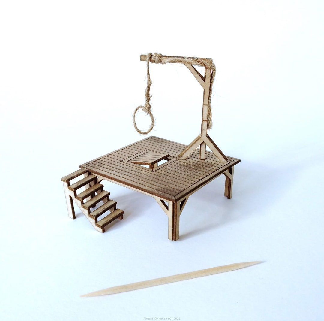 KIT, Gallows/hangman’s Noose, 1/48th, Quarter Scale, Dollhouse ...