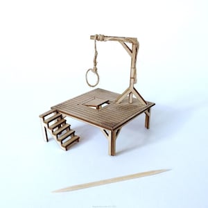 KIT, Gallows/hangman’s Noose, 1/48th, Quarter Scale, Dollhouse ...