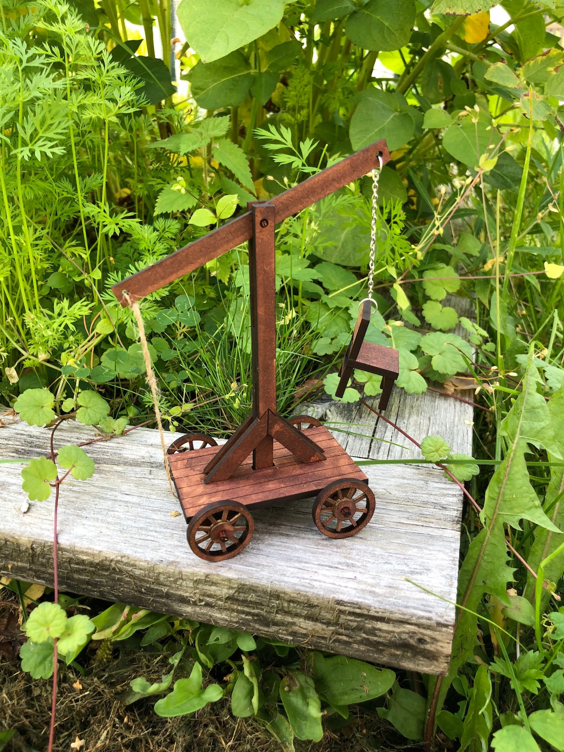 1/24th Kit Witchs Dunking Chair half Scale | Etsy