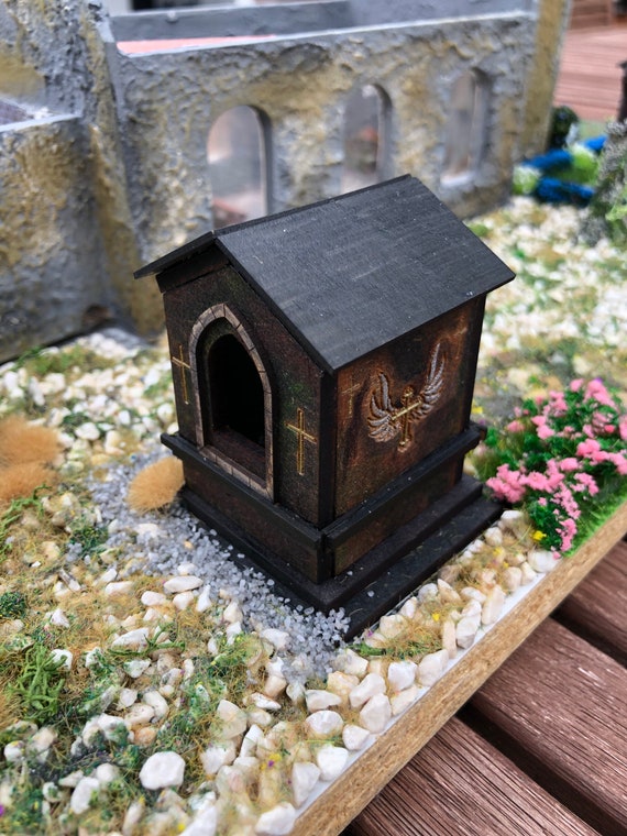 1/48th Kit Crypt/mausoleum Quarter Scale - Etsy