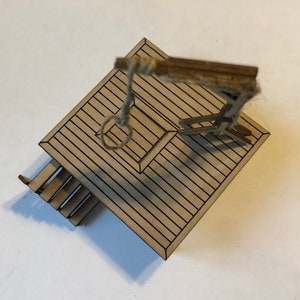 KIT, Gallows/hangman’s Noose, 1/48th, Quarter Scale, Dollhouse ...