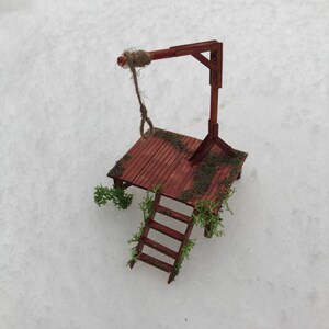 KIT, Gallows/hangman’s Noose, 1/48th, Quarter Scale, Dollhouse ...