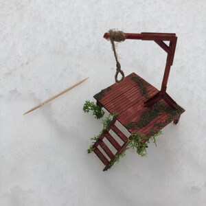 KIT, Gallows/hangman’s Noose, 1/48th, Quarter Scale, Dollhouse ...